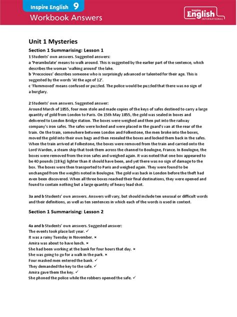 Inspireenglish Y9 Workbookanswers Pdf Yeti Bigfoot