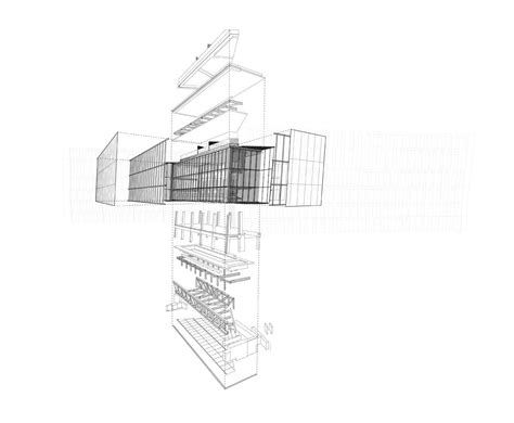 Exploded Axon Of The Facade Courtesy Shop Architects Facade Architecture Shop Architects