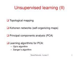 PPT Unsupervised Learning PowerPoint Presentation Free Download ID 3918231