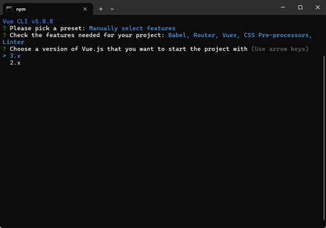vue3 vue cli 搭建项目（详细） 学java的`bei 博客园