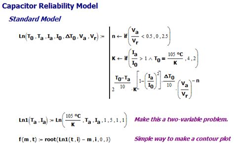 Estimating The Lifetime Of An Electrolytic Capacitor Math Encounters Blog