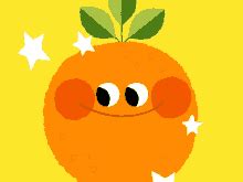Cute Orange Fruit