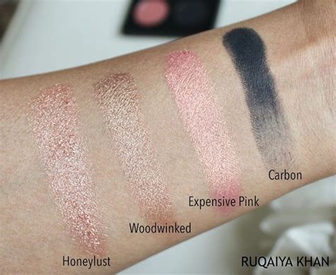 Mac Pro Eyeshadow Palette In Woodwinked Expensive Pink Carbon And Honey
