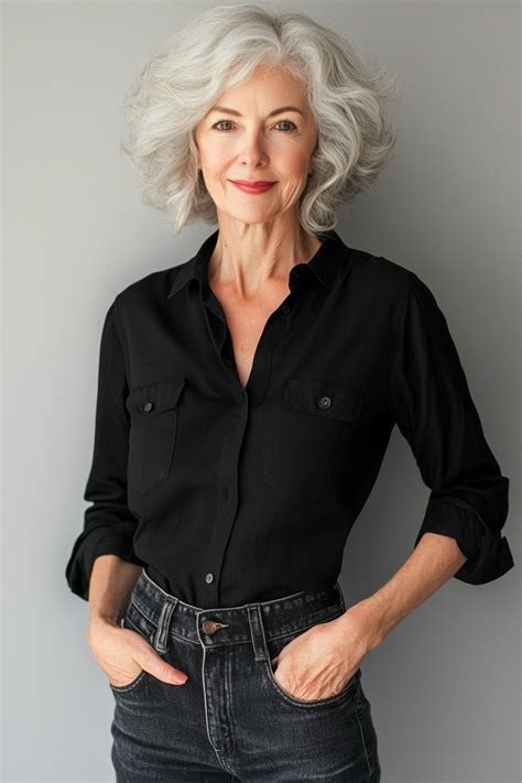 13 Stylish Jeans Ideas For Seniors Who Love Fashion Needlestar