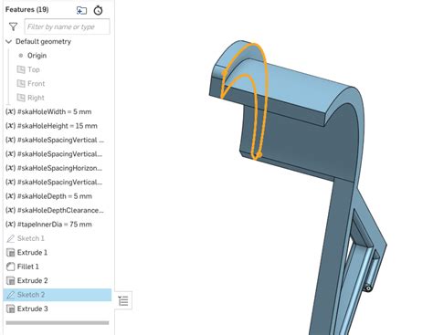 How To Extrude From A Curved Surface And Maintain The Curve On The Extrusion — Onshape