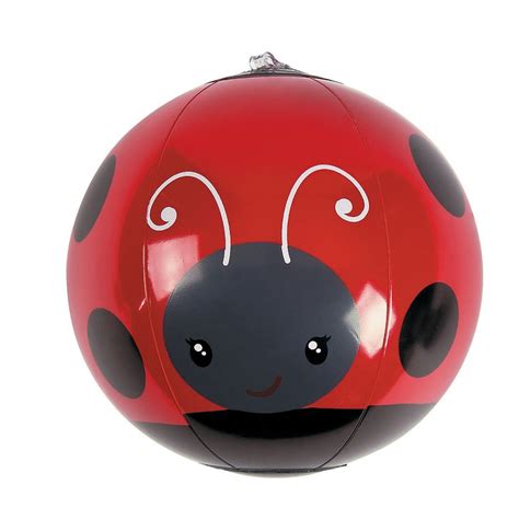 Inflatable 5 Ladybug Birthday Party Ladybug Party Beach Ball
