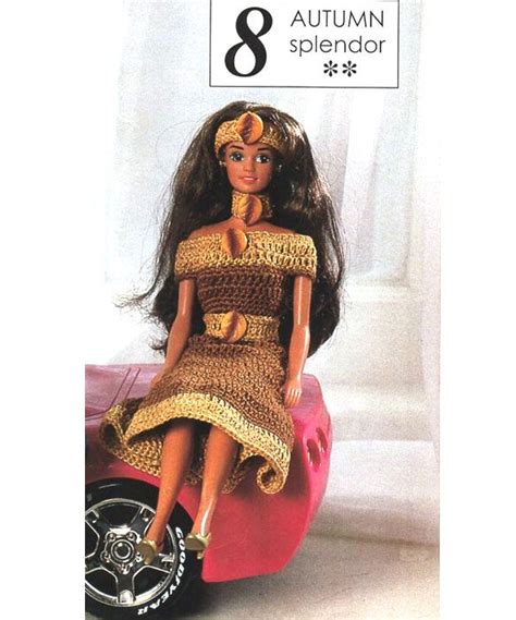 Полуденный чай Наряды для Барби Крючком Рукотворница Cosas De Barbie Barbie