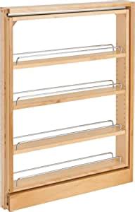Amazon Com Rev A Shelf BF C Wood Base Cabinet Pullout Filler Organizer With Adjustable