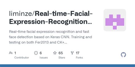 github liminze real time facial expression recognition and fast face