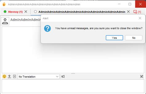 Add An Option To Ask For Confirmation When Closing Conversation Window With Multiple Chats