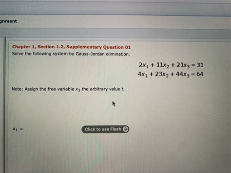 Solved Gnment Chapter 1 Section 12 Supplementary Question