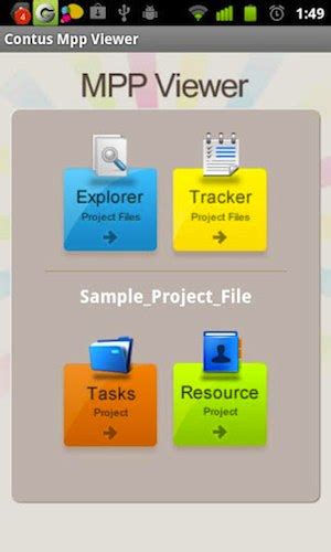 Android Ms Project Viewer Meshpolre