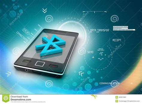 Wifi And Bluetooth Icon Wireless Mobile Network Vector