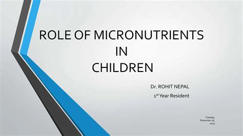 Role Of Micronutrients In Pptx