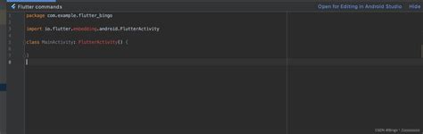 Flutter 新建项目 Android代码 Unresolved Reference Flutteractivity Csdn博客