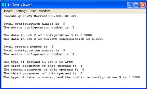 Zemax Programming Language 311 Multi Configuration Open Source