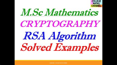 Rsa Algorithm In Public Key Cryptography Key Generation Rsa