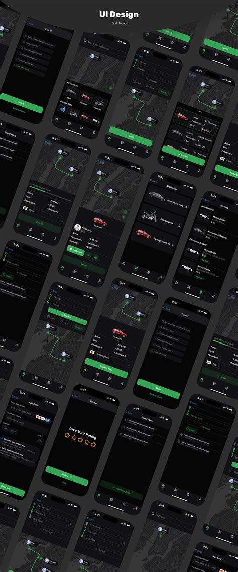 Ride Share App Uiux Design On Behance