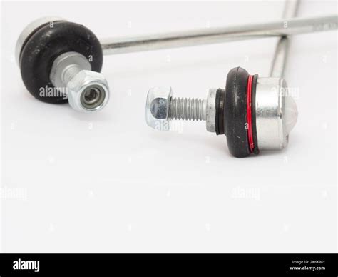 Automotive Detail Suspension Bracket Stabilizer On A White Background