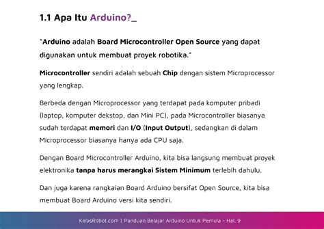 Panduan Belajar Arduino Untuk Pemula Kelas Robot 1pdf