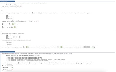 Solved Partial Derivatives Chegg
