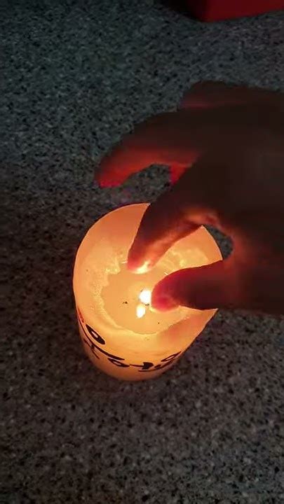 손으로 촛불끄기 Youtube