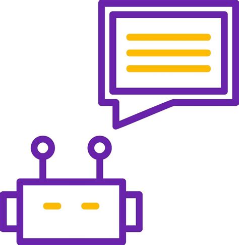 Chatbot Line Two Color Icon 51185343 Vector Art At Vecteezy
