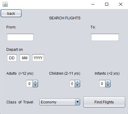 GitHub Antoprince Airticket Reservation JAVA GUI Application Using Java Swing Components