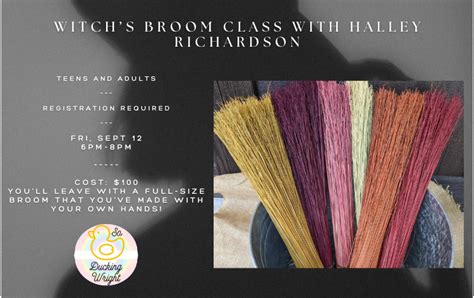 Witchs Broom Class With Halley Richardson 粒 Tickets So Ducking Wright
