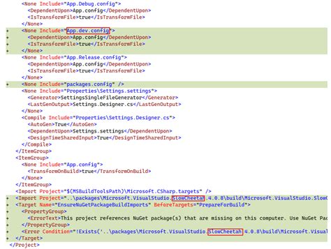 Configuration Transformation 2 App Config SlowCheetah