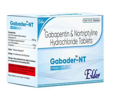 Gabader Nt 300 Gabapentin Nortriptyline Hcl Tablets At ₹ 245 Box Gabapin Nt Tablet In Sas