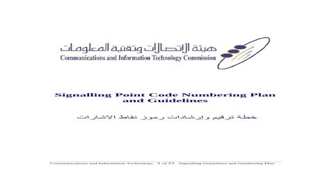 Pdf Signalling Point Code Numbering Plan And Guidelines Dokumentips
