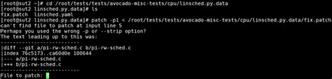 after running linsched py in rhel8 4 with avocado version 92 0 it