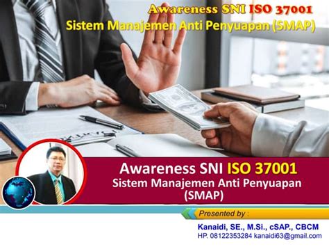 Awareness Sniiso 37001pembekalan Awareness Sni Iso 37001 Sistem