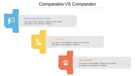 comparable vs comparator ppt powerpoint presentation ideas maker cpb presentation graphics