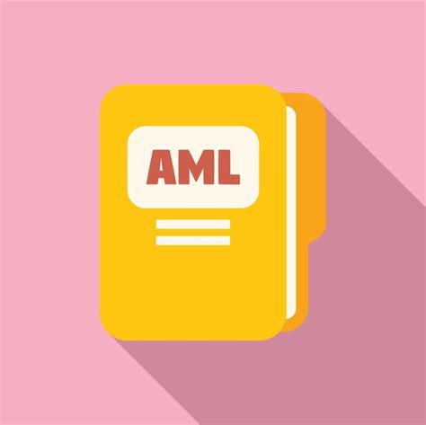 Premium Vector Aml File Folder Concept Icon