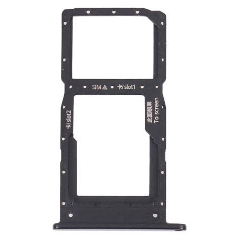 Sim Card Tray Sim Card Tray Micro Sd Card Tray For Huawei Nova Y Black Alexnld Com