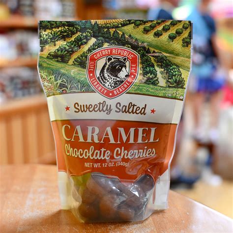 Milk Chocolate Sweetly Salted Caramel Cherries 12oz
