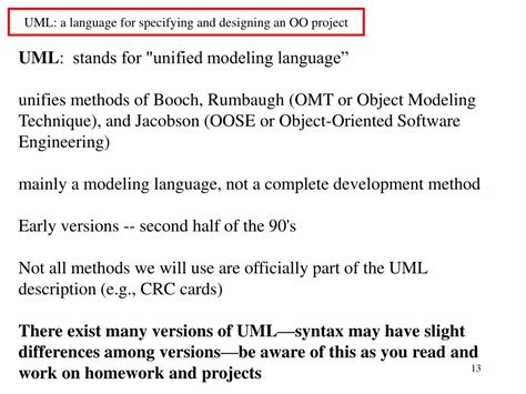 Ppt The Object Oriented Paradigm And The Unified Modeling Language