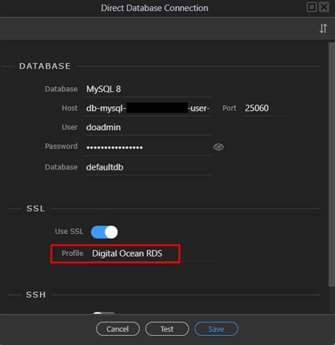 Wappler Documentation Creating Database Connections With The Database