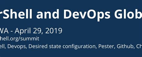 Powershell Devops Summit 2019 Call For Speakers