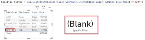 How To Remove Filter From Power Bi Dax