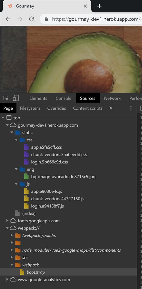 Javascript Chrome Not Loading All Webpack Js Source Files But