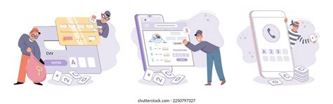 Hacker Activity Hacking Computer Phishing Account Stock Vector Royalty Free 2250797327