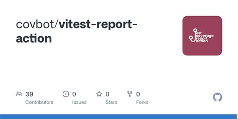 GitHub Covbot Vitest Report Action