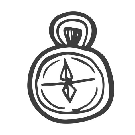 Compass Line Drawing Vector Art Icons And Graphics For Free Download