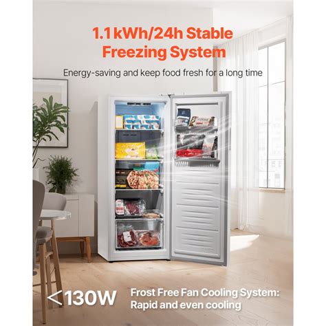 Vevor Convertible Upright Freezer Refrigerator 11 Cuft
