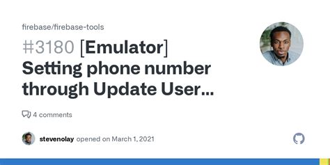 Emulator Setting Phone Number Through Update User Does Not Work With Firebase Auth Emulator