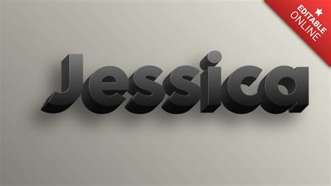 Jessica Text Effect Generator TextStudio