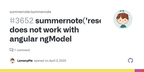 Summernotereset Does Not Work With Angular Ngmodel · Issue 3652 · Summernotesummernote